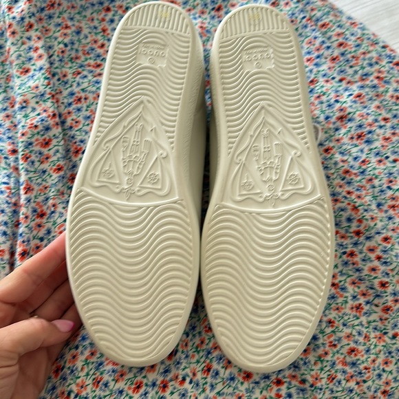 Gucci | Shoes | Gucci Disney Huey Dewey And Louie White Leather Ace ...